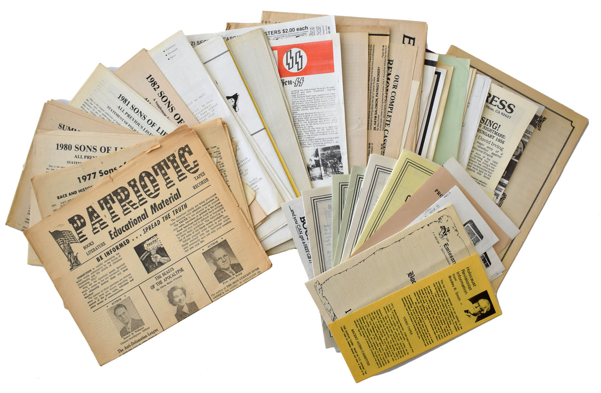 Collection of Promotional Materials for Far Right Publications – Kate ...